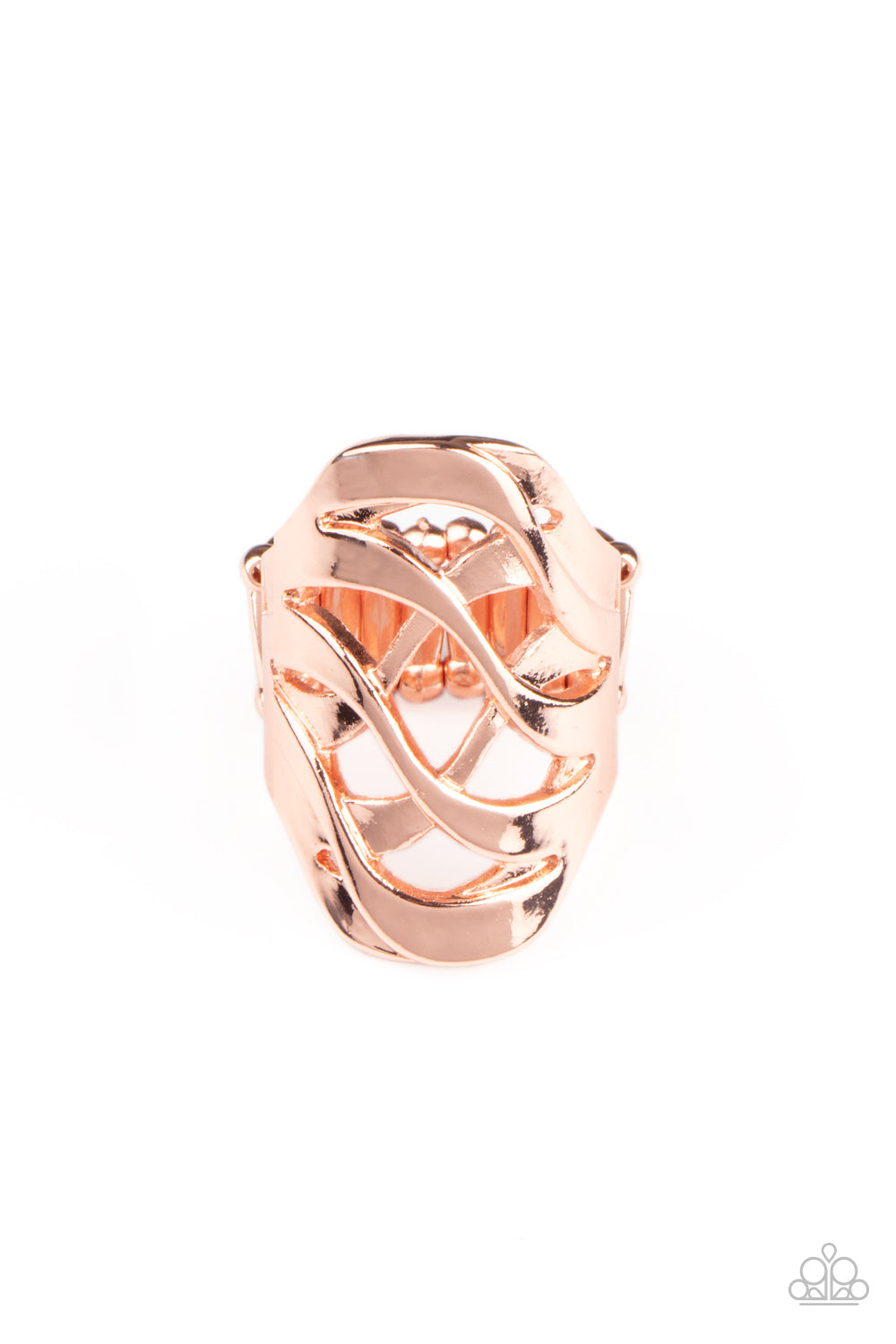 Open Fire Copper Ring – Glam Accessories